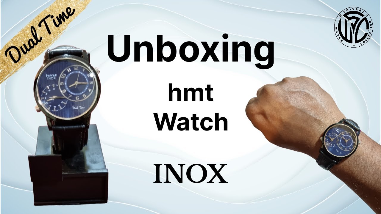 Unboxing HMT INOX Dual Time Watch | #unboxing #hmt #hmtwatches #inox # ...