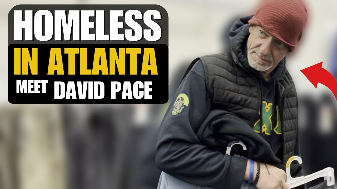 Homeless Man Living in Atlanta Georgia the day before Thanks Giving ...