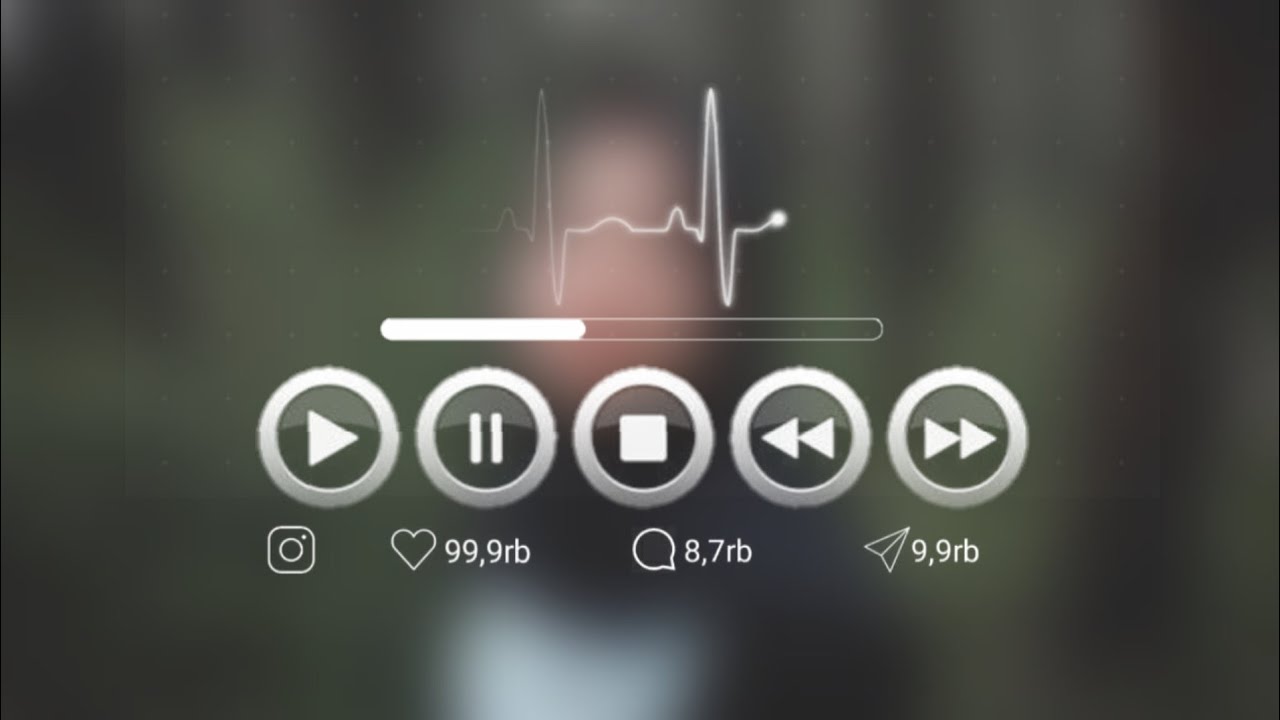 Tamplate player music spectrum efek keren terbaru - YouTube