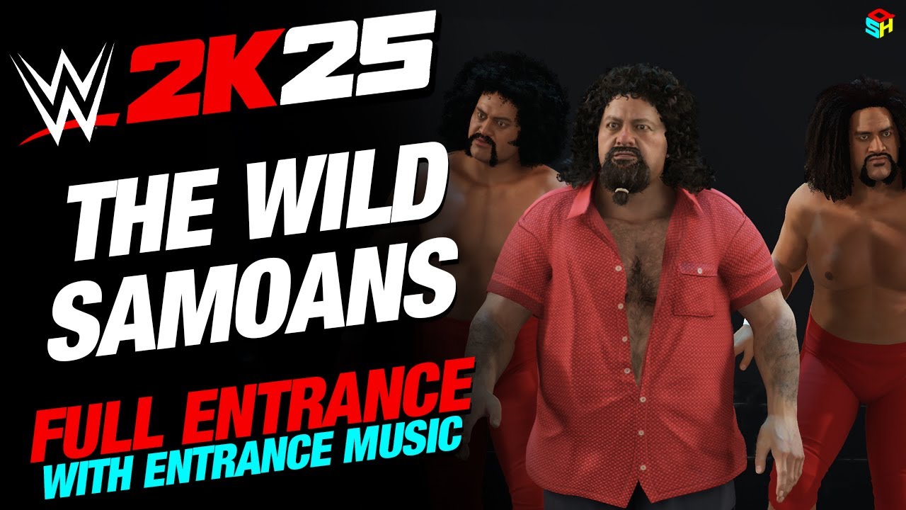 THE WILD SAMOANS WWE 2K25 ENTRANCE - #WWE2K25 THE WILD SAMOANS W ...