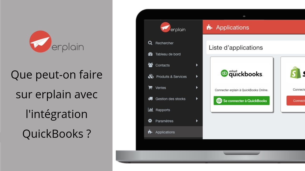 L'intégration entre erplain et QuickBooks | erplain - YouTube
