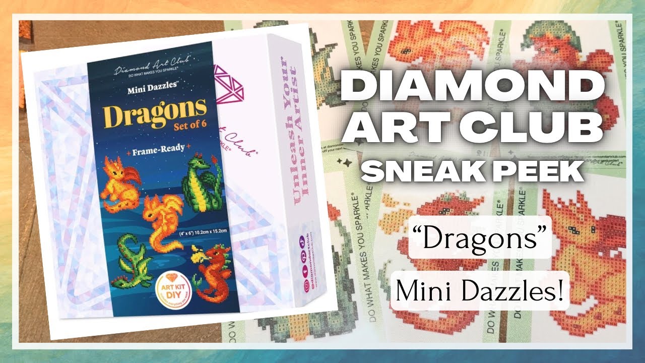 DAC Sneak Peek - "Dragons" Mini Dazzle Set 🐉 I've been hoping for this ...