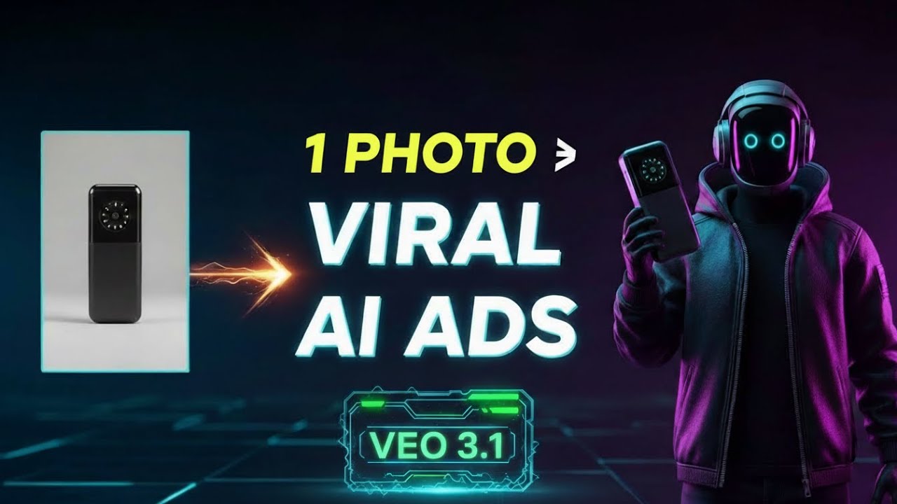 Turn 1 Product Photo into Viral Ads with AI | Google VEO 3 JSON Prompts + ChatGPT - YouTube