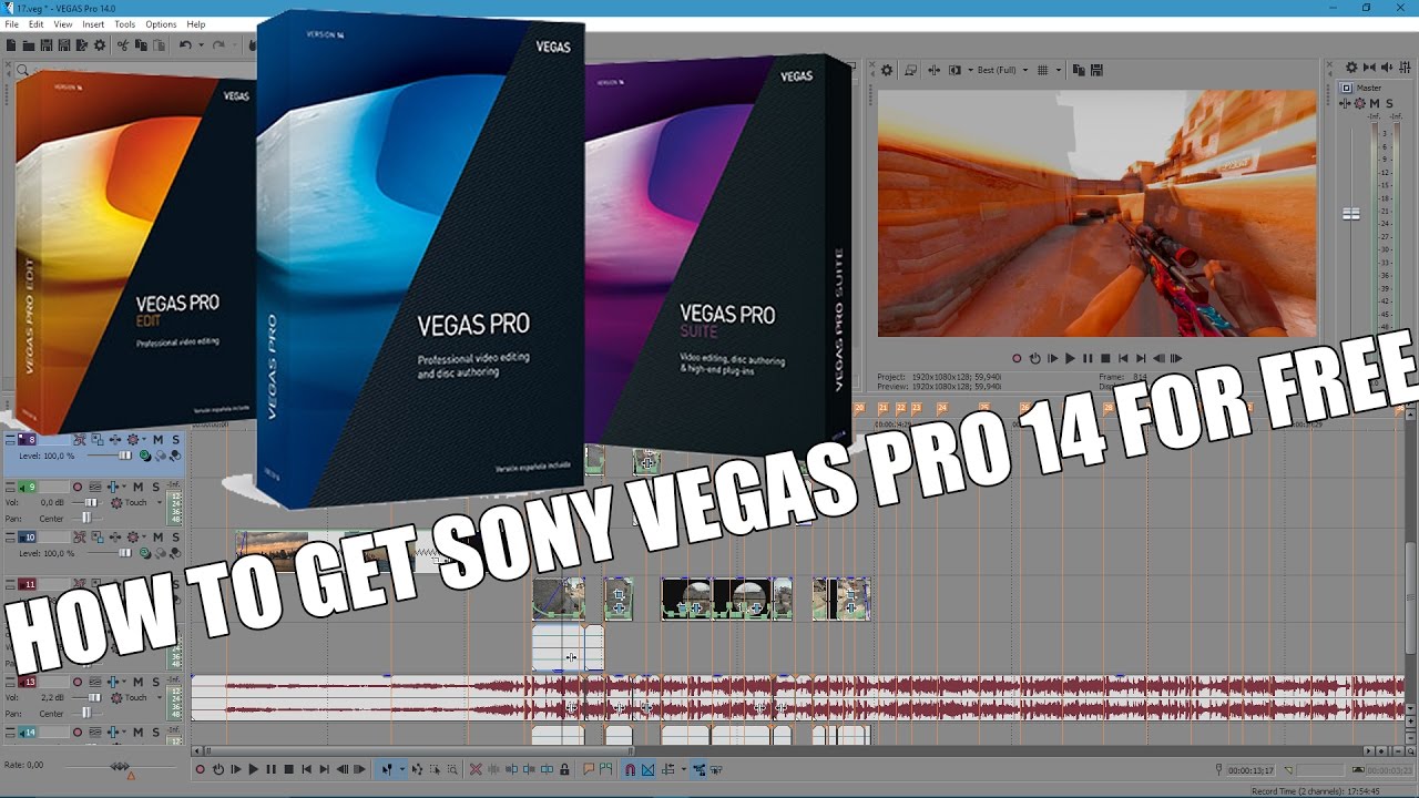 HOW TO GET SONY VEGAS 14 FOR FREE - YouTube