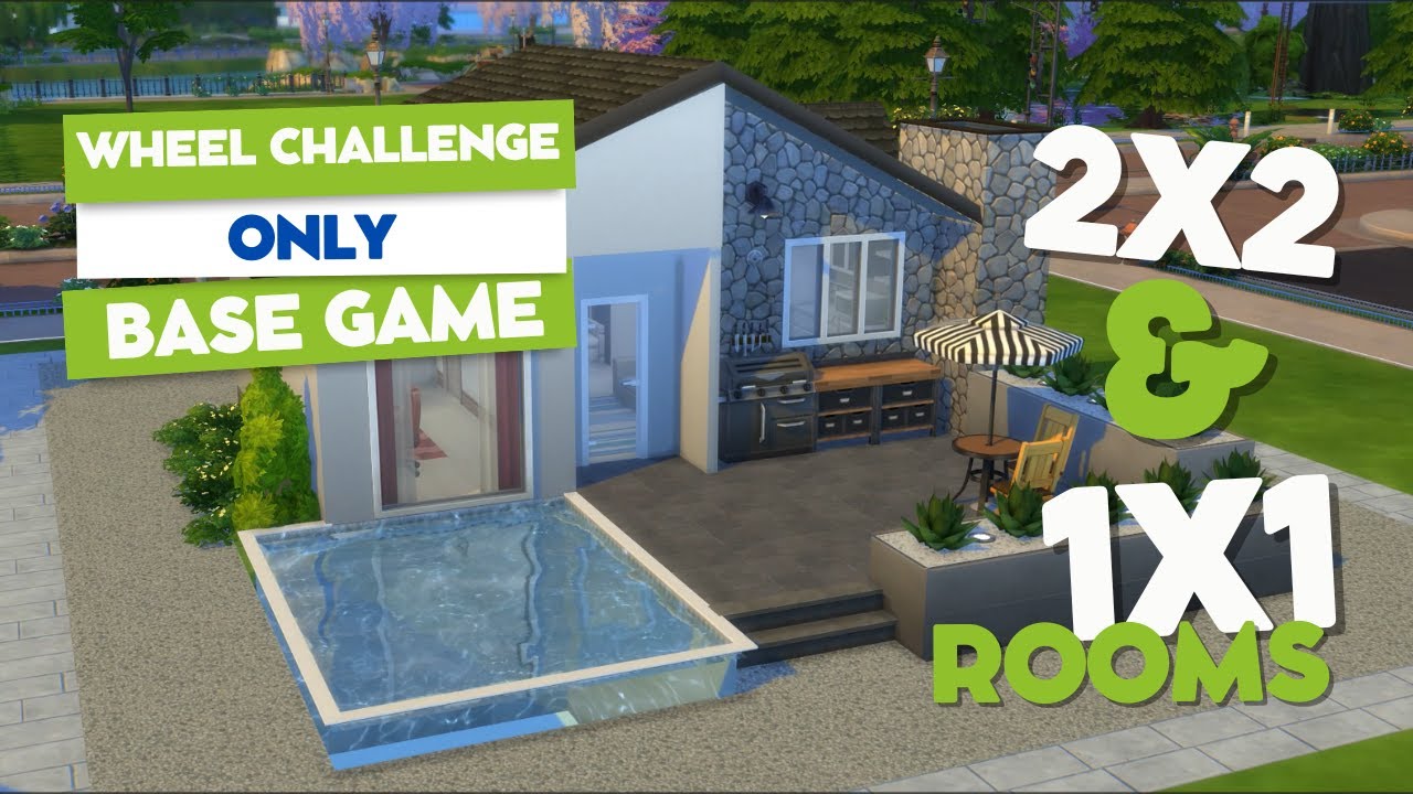 Build CHALLENGE || Wheel Size my Rooms || SIMS 4 - YouTube