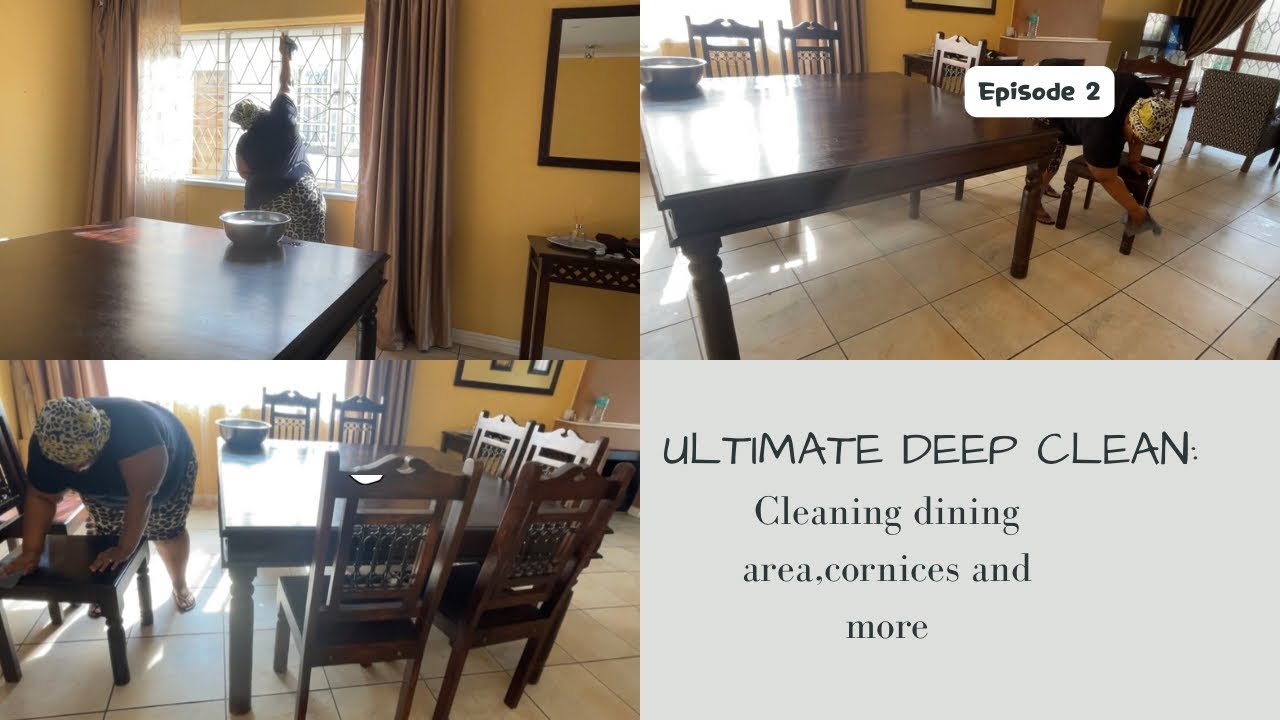 Ultimate Deep Cleaning Episode 2||dining area||cleaning my neglected ...