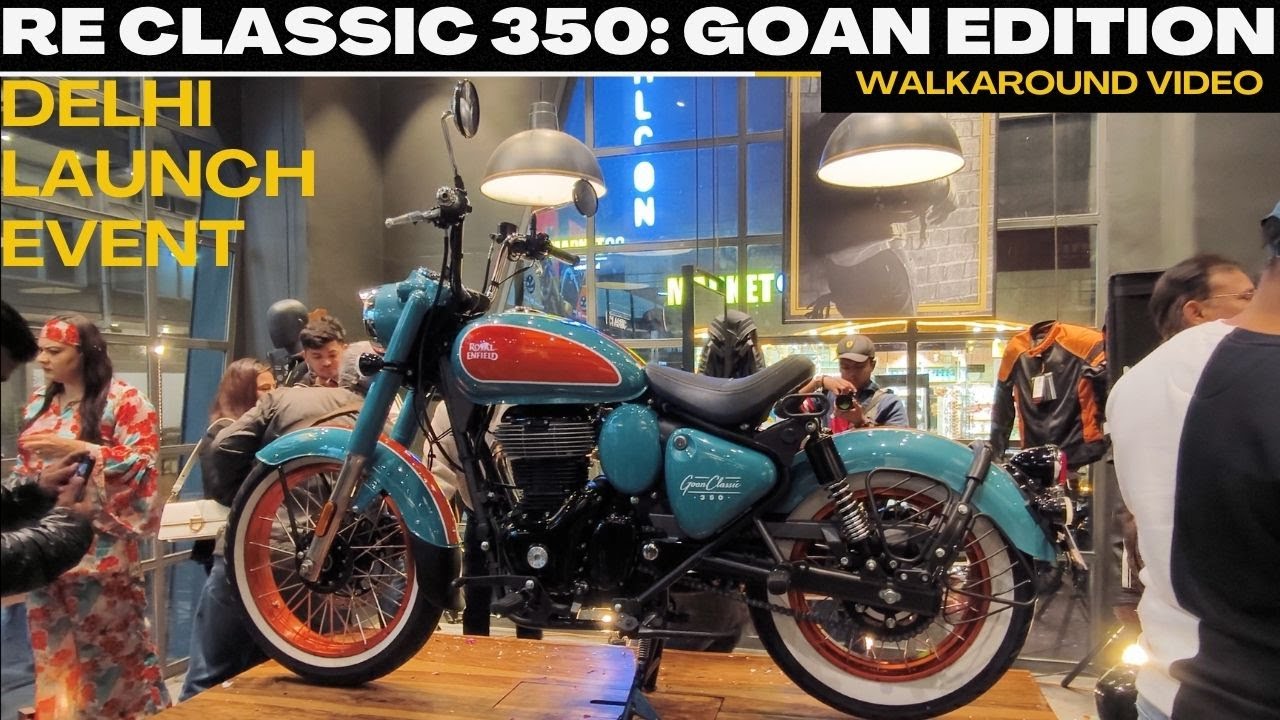 Royal Enfiled Classic 350 Goan Edition - Delhi Launch Event ...