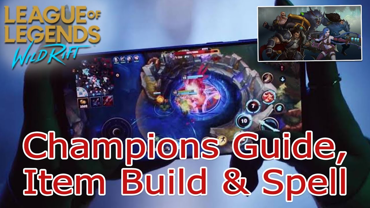 League of Legends Wild Rift : Champions, Skills & Spells Revealed - YouTube