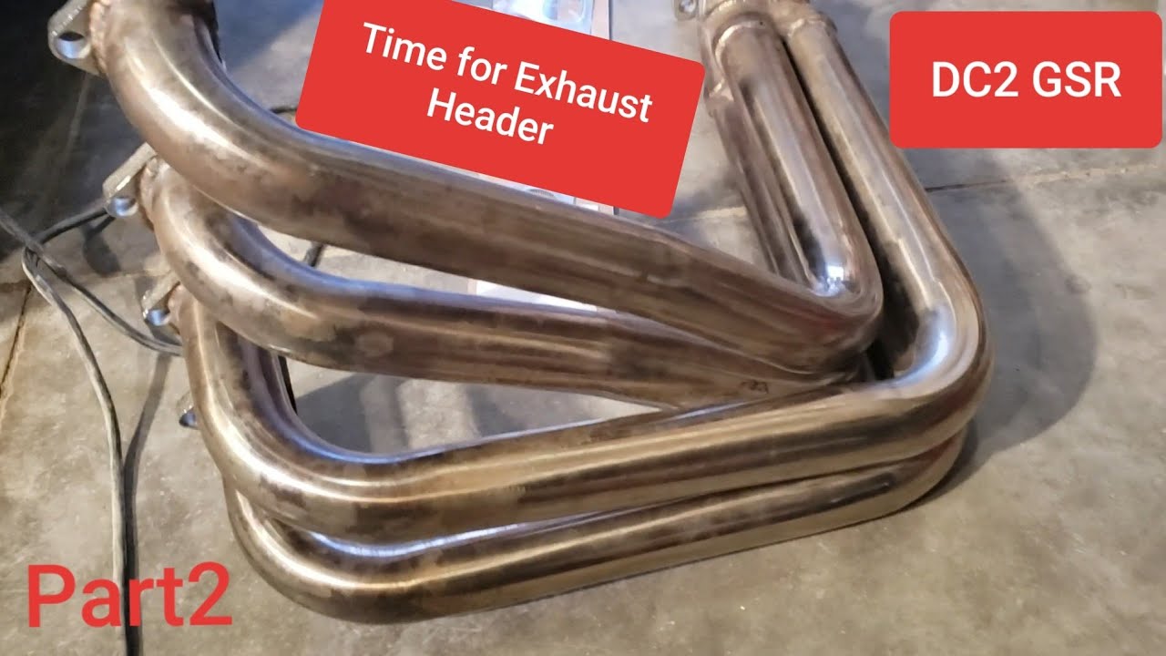 PRT2 Integra 1.8L GSR! Exhaust Header - YouTube