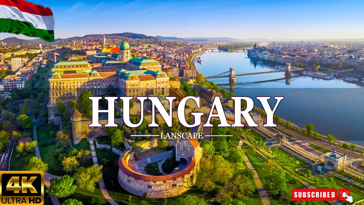 FLYING OVER HUNGARY 4K | Incredible Beautiful Natural Scenery With ...