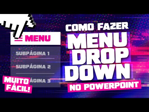 Menu DROP DOWN no POWERPOINT: É POSSÍVEL! | | 😱 TUTORIAL COMPLETO PPT 🔥 ...