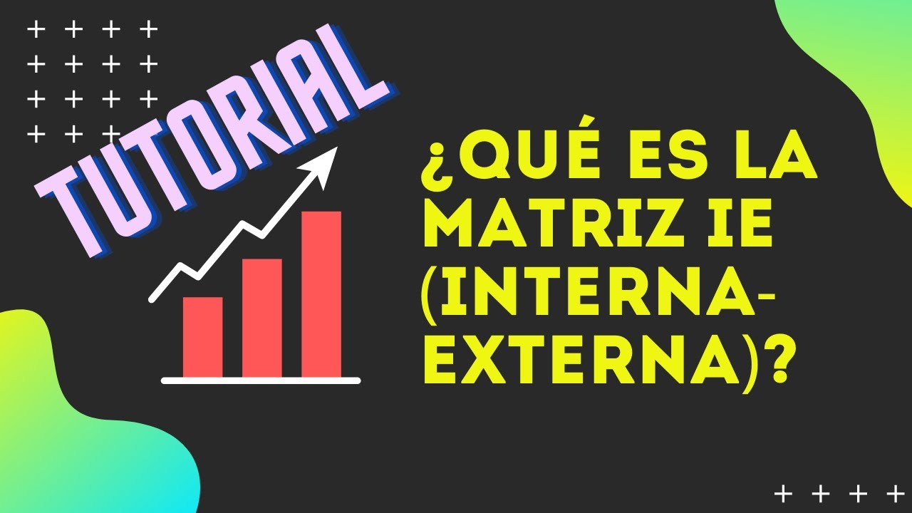 ¿QUÉ es la MATRIZ IE (INTERNA-EXTERNA)? Tutorial COMPLETO - YouTube