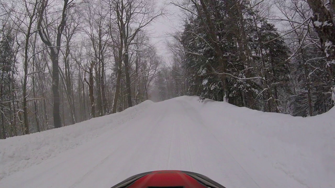 Old Forge Snowmobile Trip 1-30-19 - Video 2 - YouTube