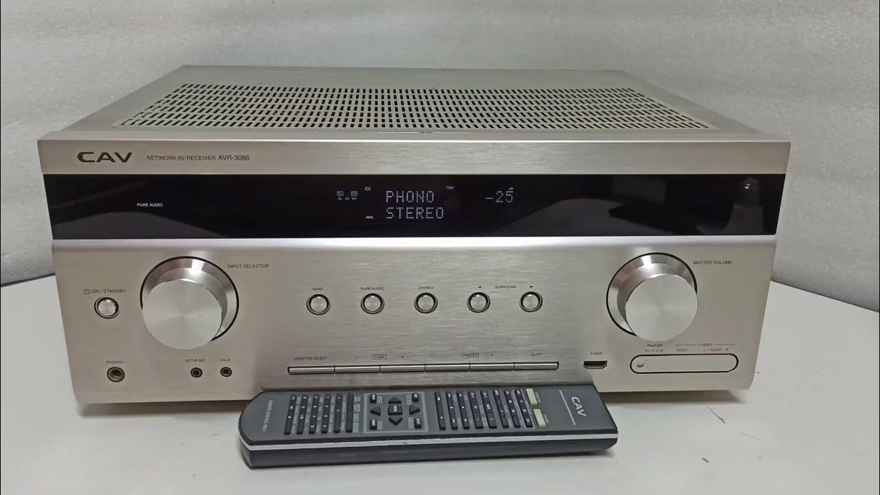 CAV Network AV Receiver AVR-3086, alguém conhece ????? - YouTube