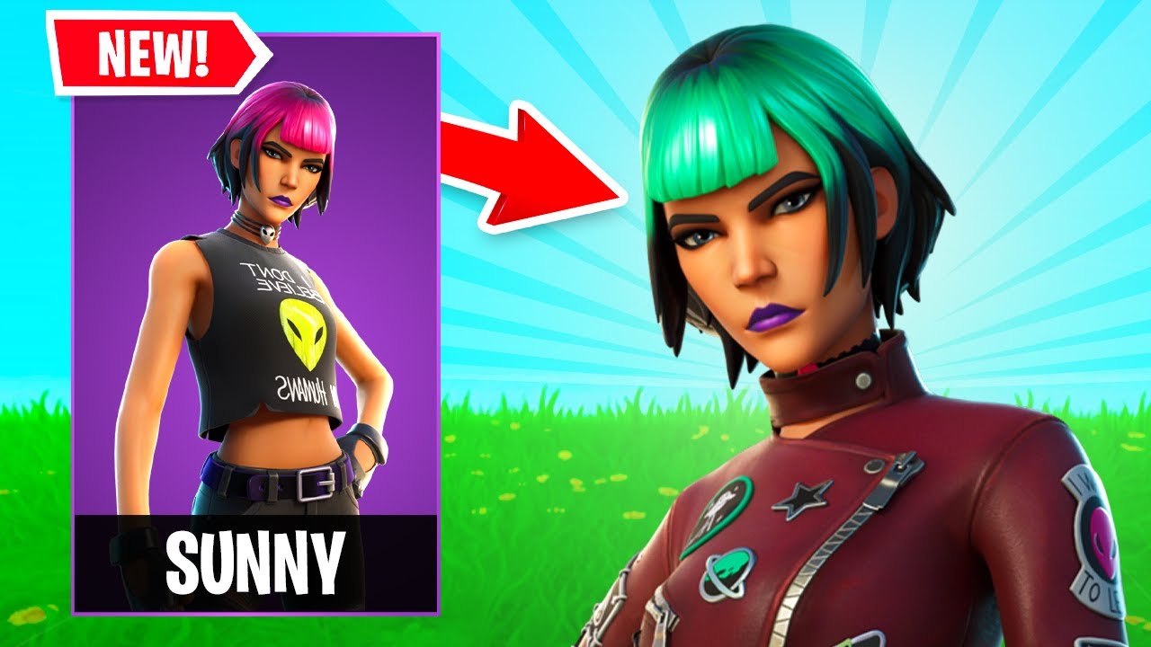 NEW SUNNY Skin Gameplay in FORTNITE! (Escape Velocity Set) - YouTube
