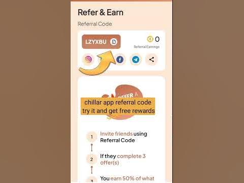 Chillar app refer code - YouTube