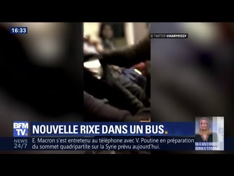 Nouvelle vidéo d'une rixe dans un bus dans l'Essonne