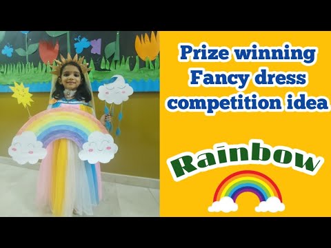 Prize winning subject for fancy dress competition _Rainbow - YouTube