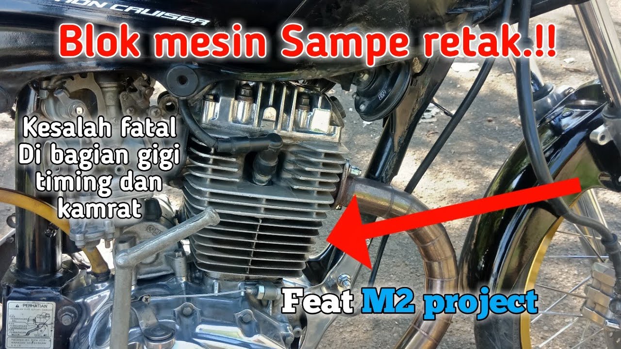 Blok Mesin Tiger Sampai retak.!! akibat Gigitiming natap Pada blok ...