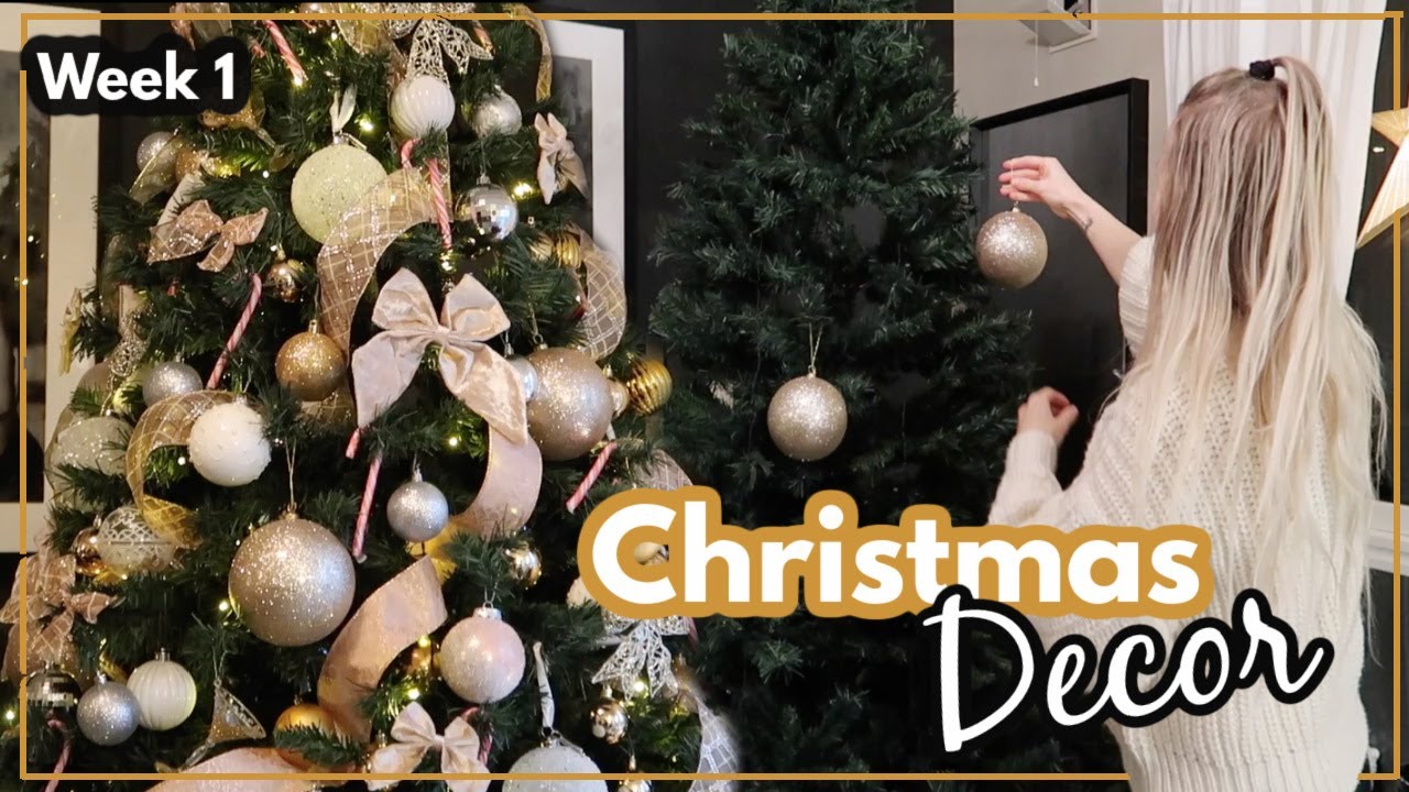 Decorate For Christmas With Me 2020 Vlogmas Week 1 Youtube