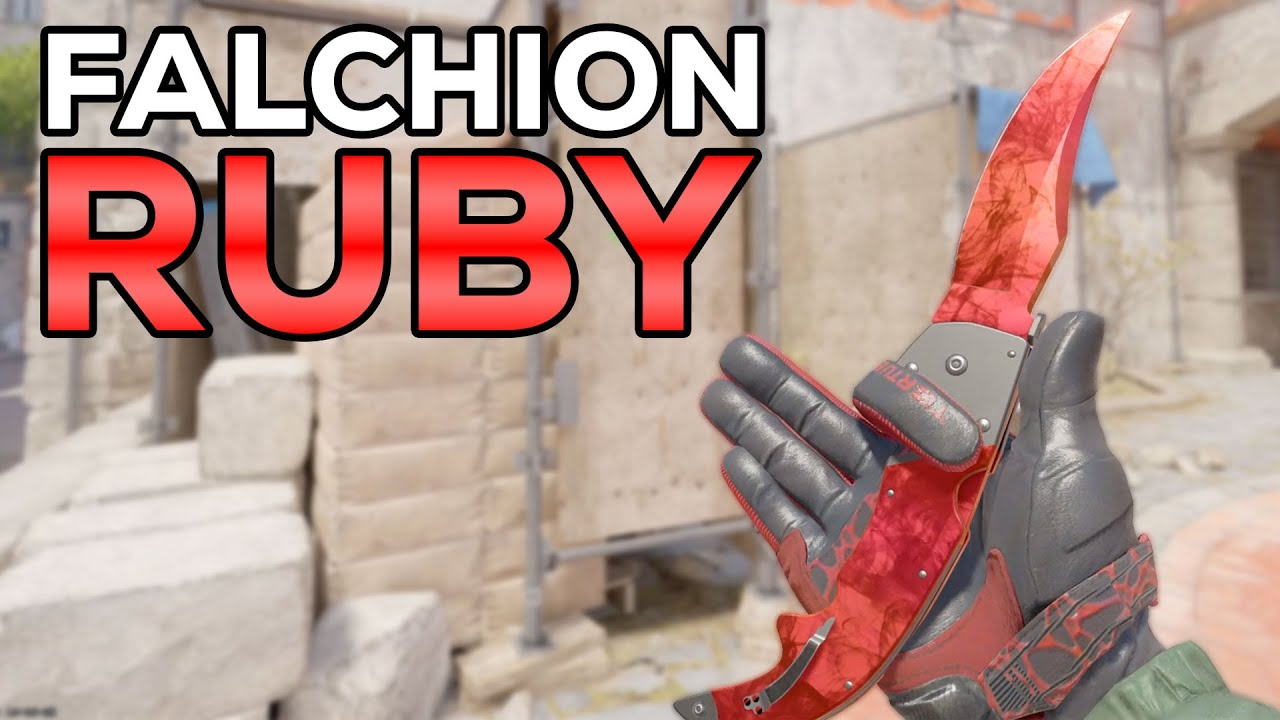 CS2 Falchion Knife Ruby Doppler (FACTORY NEW) | CS2 Knife Gameplay ...
