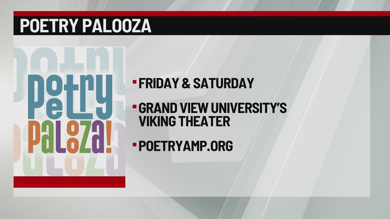 Celebrate National Poetry Month at Poetry Palooza in Des Moines - YouTube