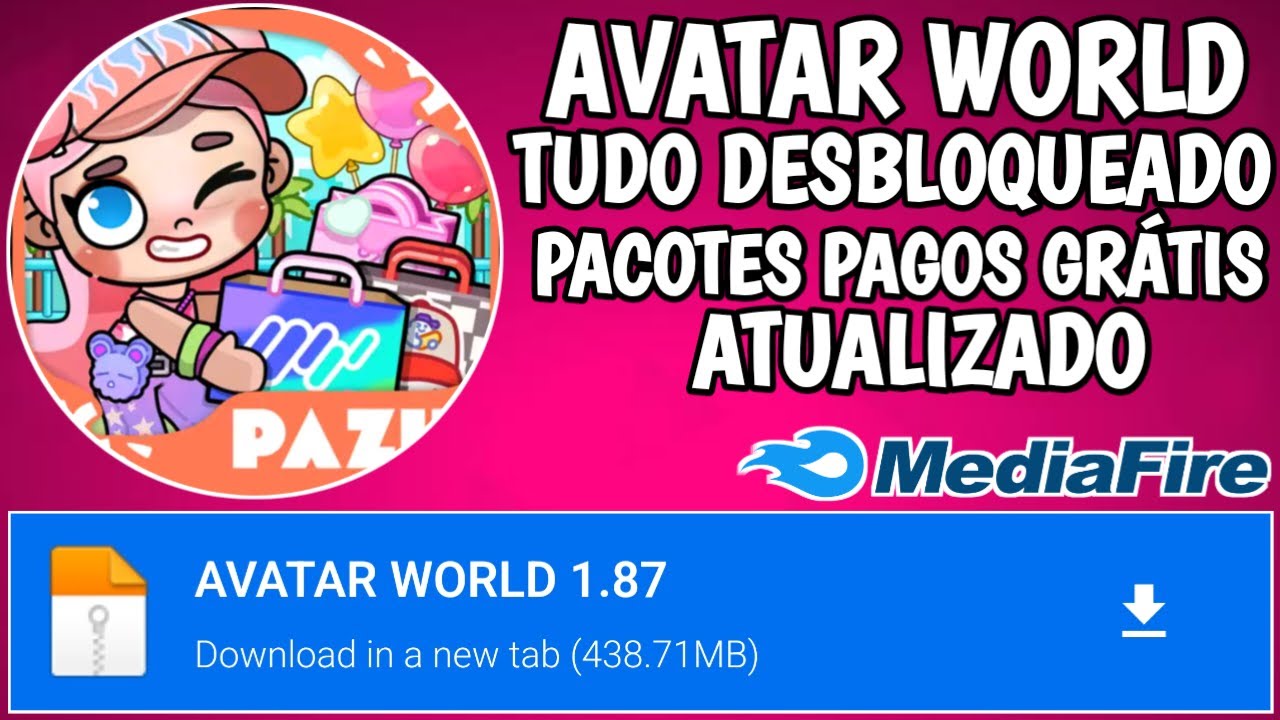 Avatar World Mod Apk Tudo Desbloqueado v1.87 Atualizado 2024 + Tutorial ...