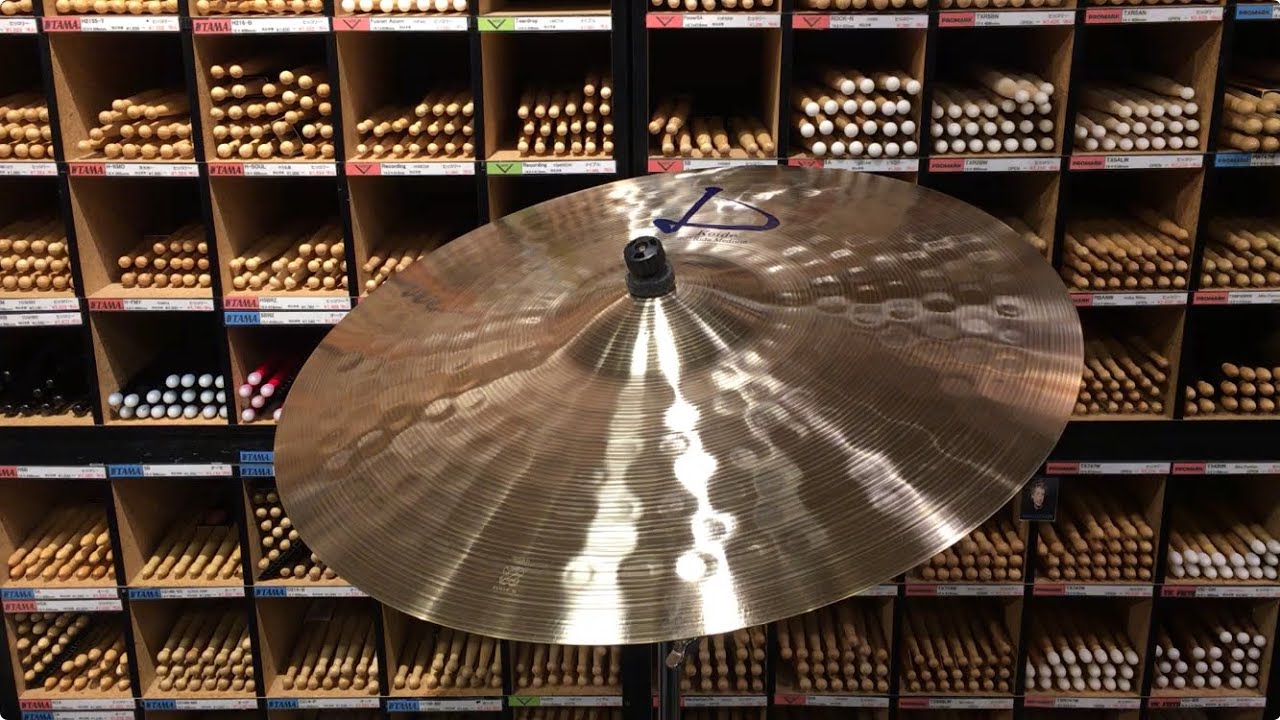 小出シンバル KOIDE CYMBAL D-SERIES 20 RIDE CYMBAL /JAPANESE CYMBAL - YouTube