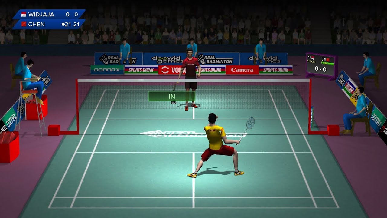 My first-ever 21-0, 21-0 win in hard mode (Real Badminton) - YouTube