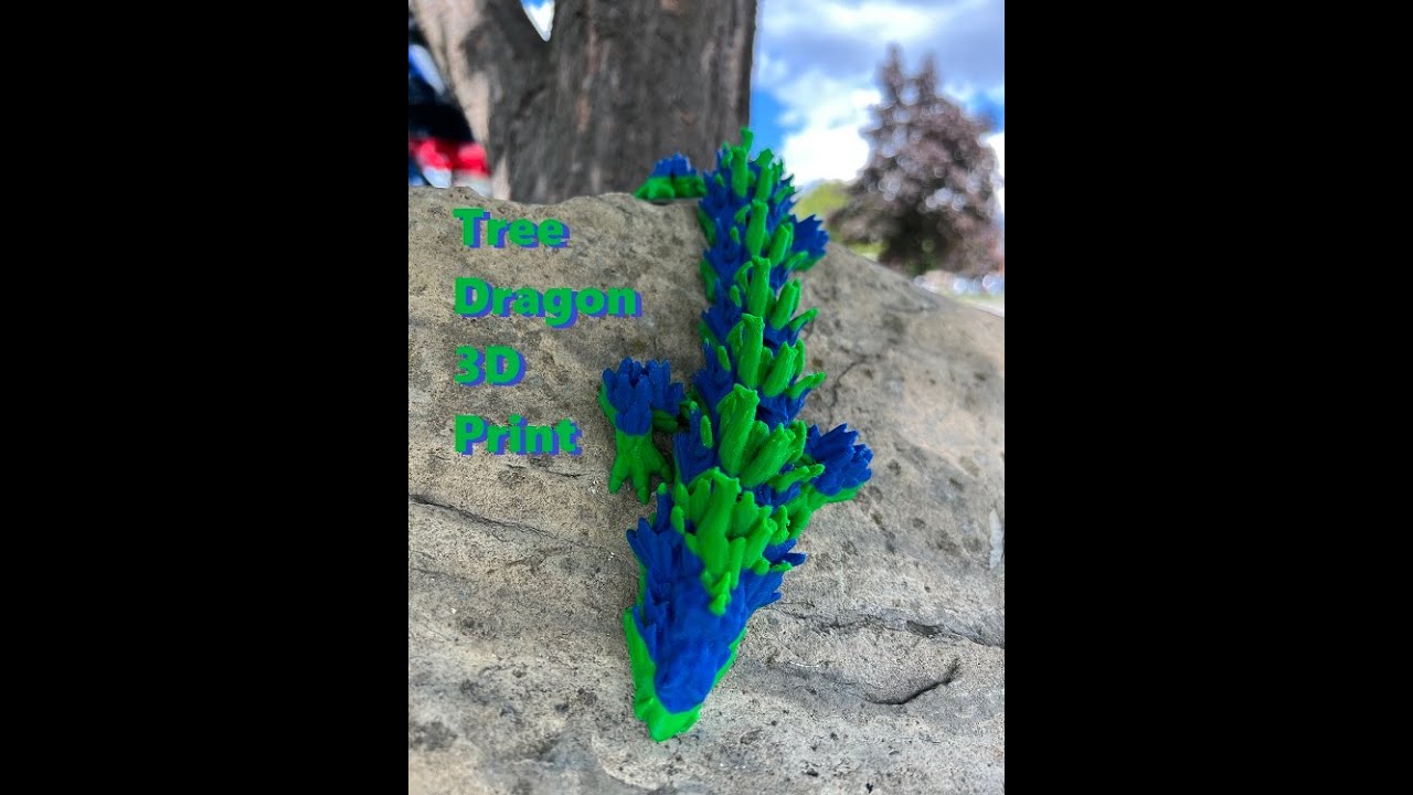Articulated Tree Dragon 3D Print Time Lapse - YouTube