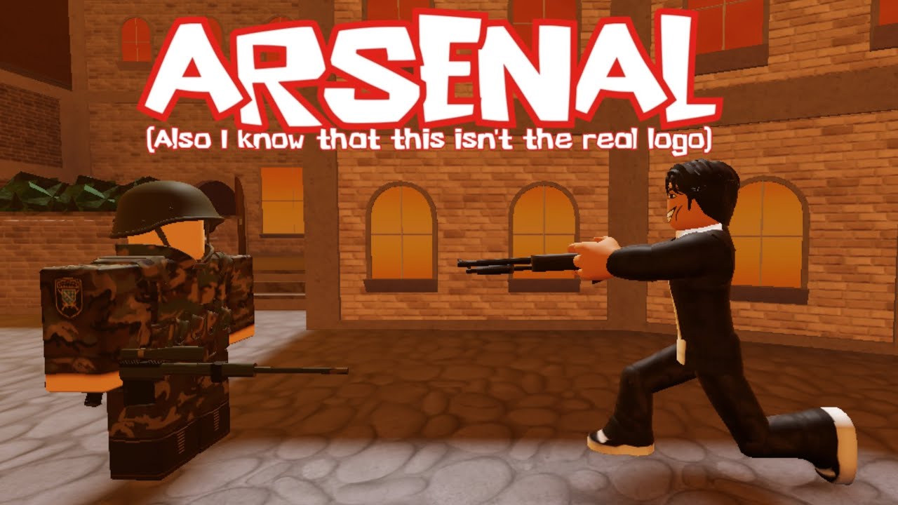 FINALLY PLAYING ARSENAL!! [Roblox] - YouTube