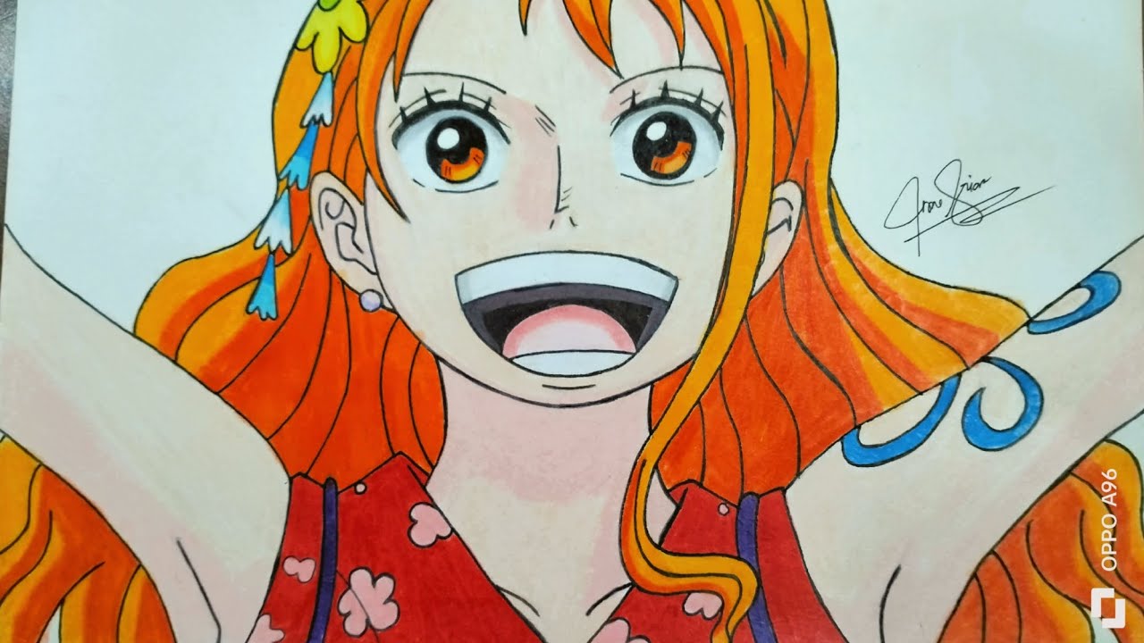 Drawing Nami|One Piece|Anime drawing - YouTube