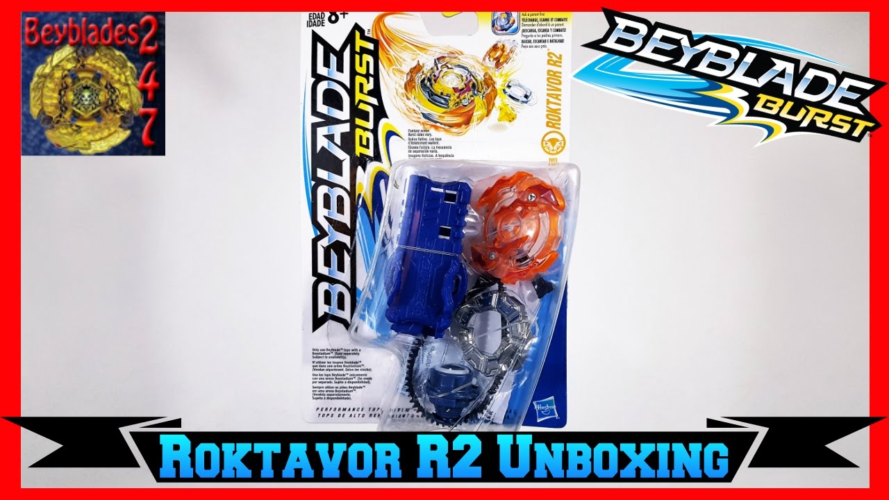 ROKTAVOR R2 STARTER PACK BEYBLADE BURST UNBOXING & REVIEW - YouTube