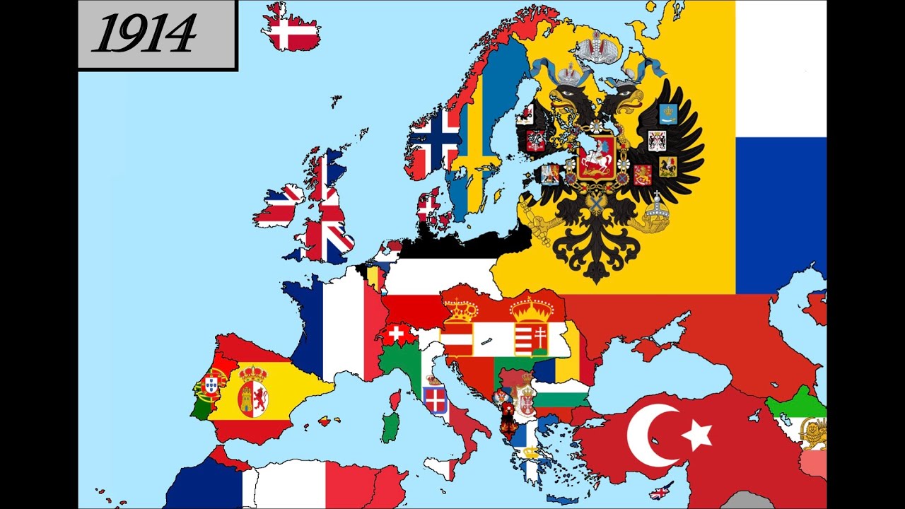 Europe Map Of Early 1900s Vintage Pull Down Map Of Europe History
