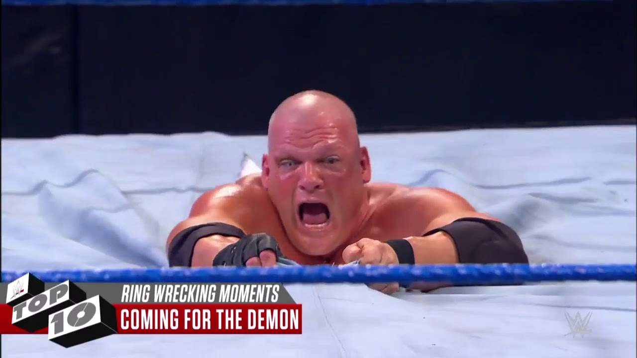 Ring breaking moments in WWE Top 10 - YouTube