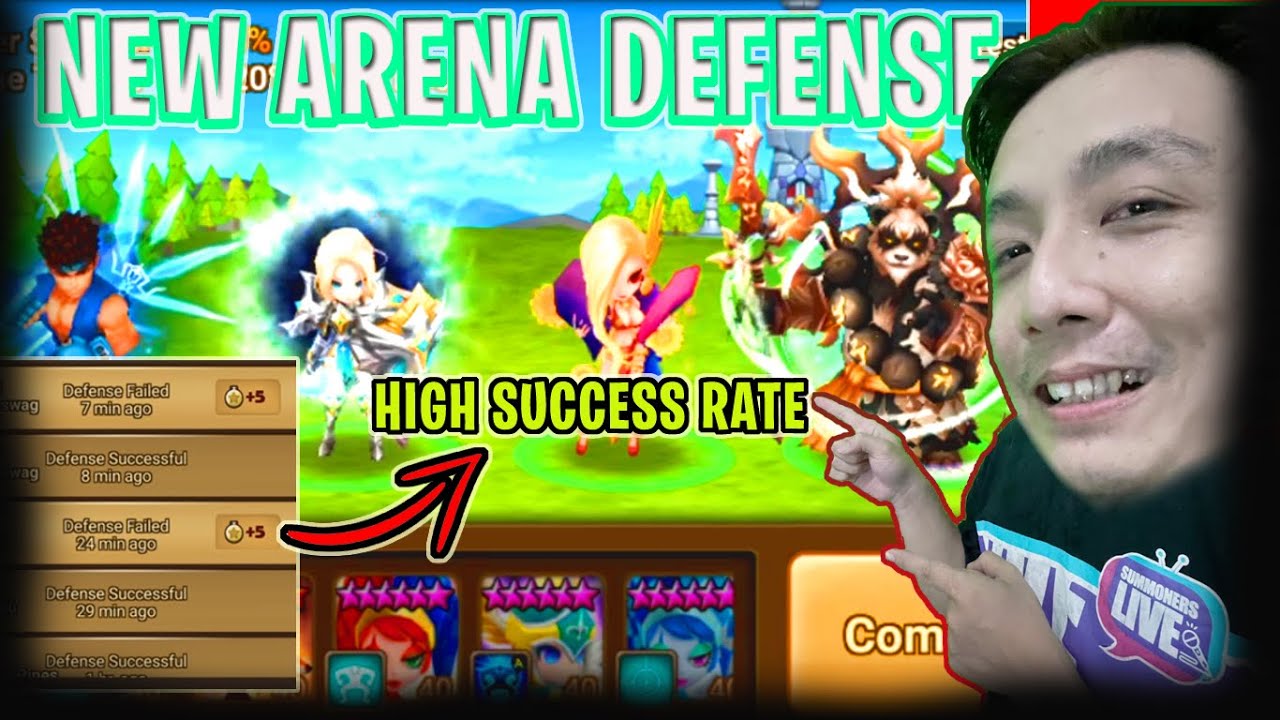 NEW ARENA DEFENSE = NEW PROFILE - Summoners War Rush Hour Arena 2021 ...