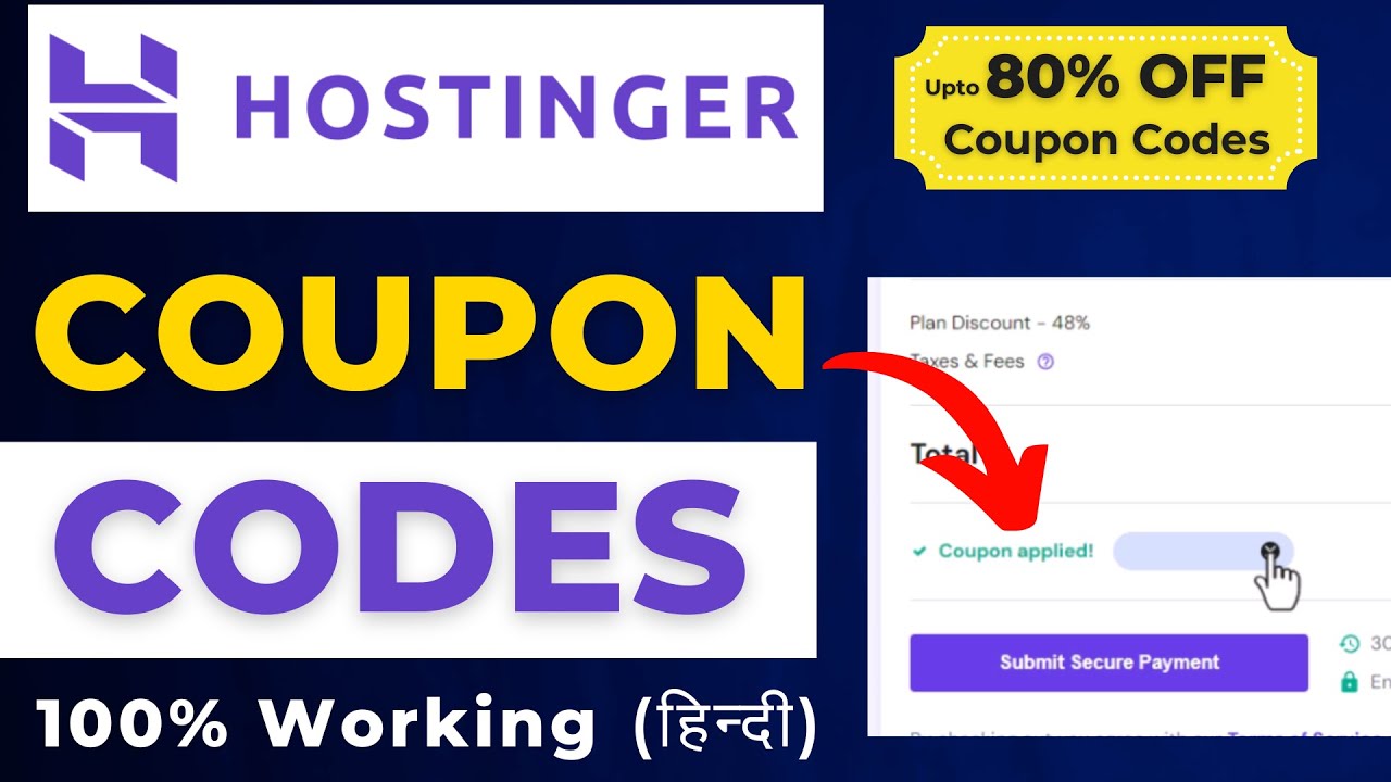 Hostinger Coupon Code 2024 | Hostinger Coupon Code | Hostinger Promo ...