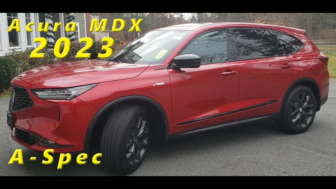 2023 Acura MDX A-spec Overview and Test Drive - YouTube