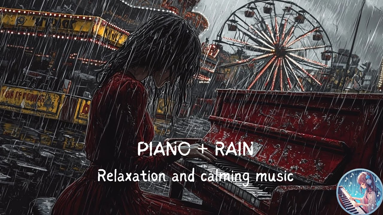 3 Hours - Peaceful Piano Rain Sounds for Focus and Relaxation - YouTube