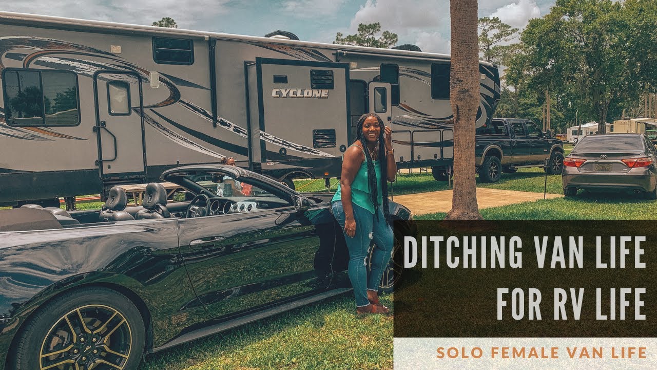 Solo Female Ditches Van Life for RV Life Vlog - YouTube