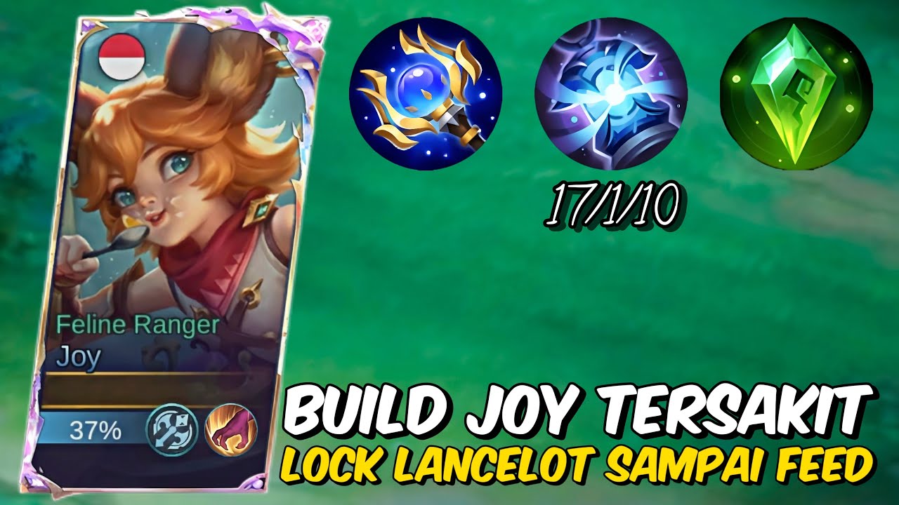 JOY LOCK LANCELOT ‼️ GAMEPLAY JOY JUNGLE - Mobile Legends - YouTube