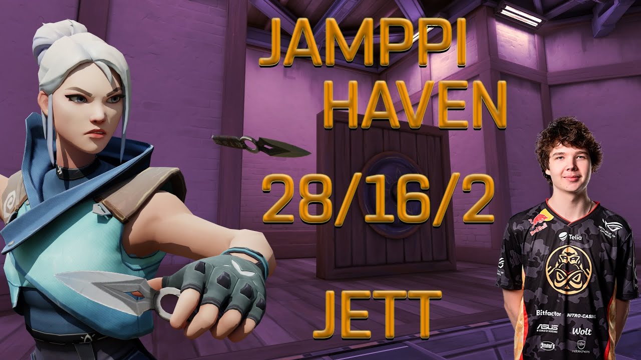 LIQUID JAMPPI - HAVEN - JETT - (28/16/2) - VALORANT POV - YouTube