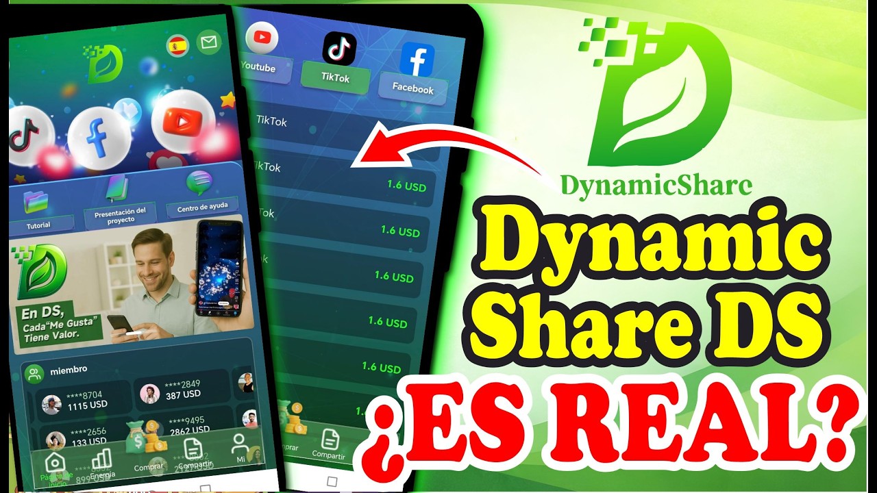 ¿Dynamic Share DS es REAL o es una ESTAFA? (Mi experiencia completa ...