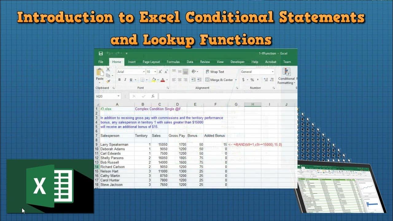 AN.INTRODUCTION.TO.CONDITIONAL.STATEMENTS.AND.LOOKUP.FUNCTIONS(Welcome Course) - YouTube