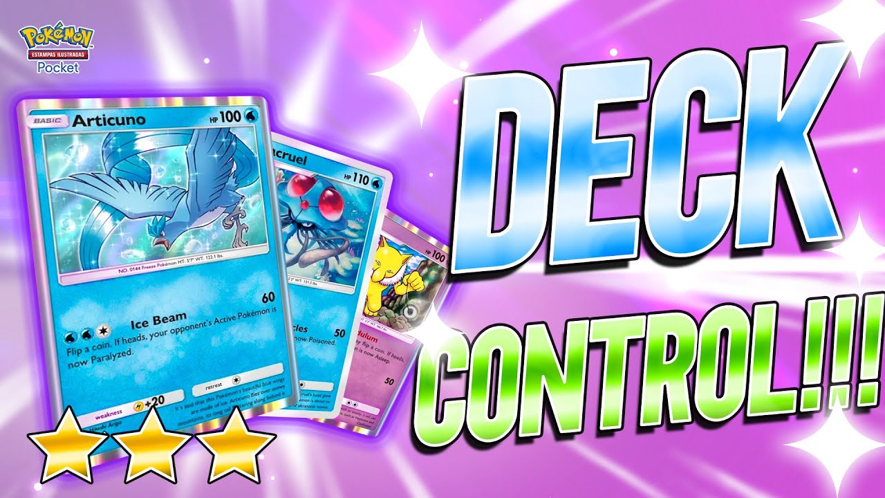 POKEMON TCG POCKET | !!! ESTE DECK DA ASCO, ENSERIO. DECK CONTROL A MAS ...