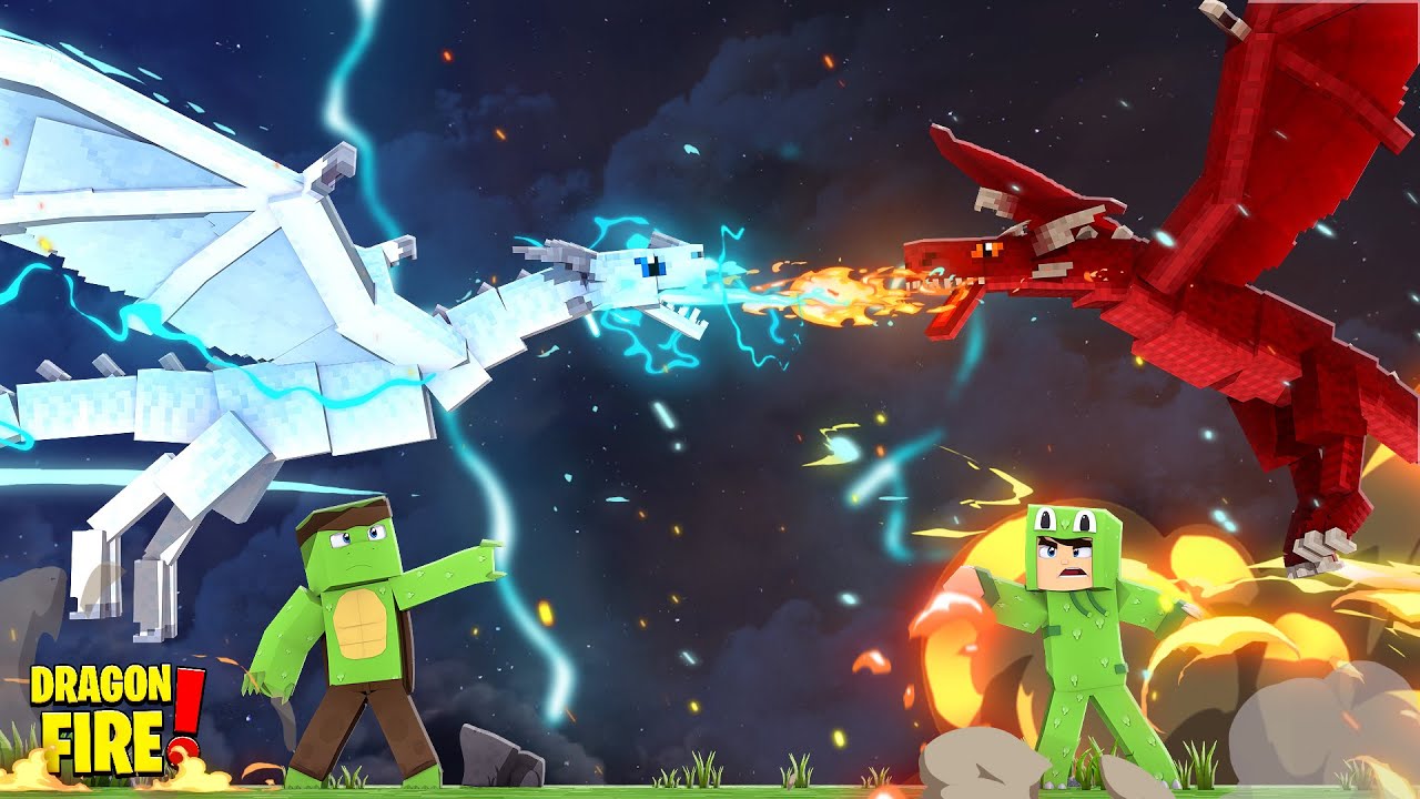 BATTLE TRAINING DRAGONS - Minecraft DragonFire Server - YouTube