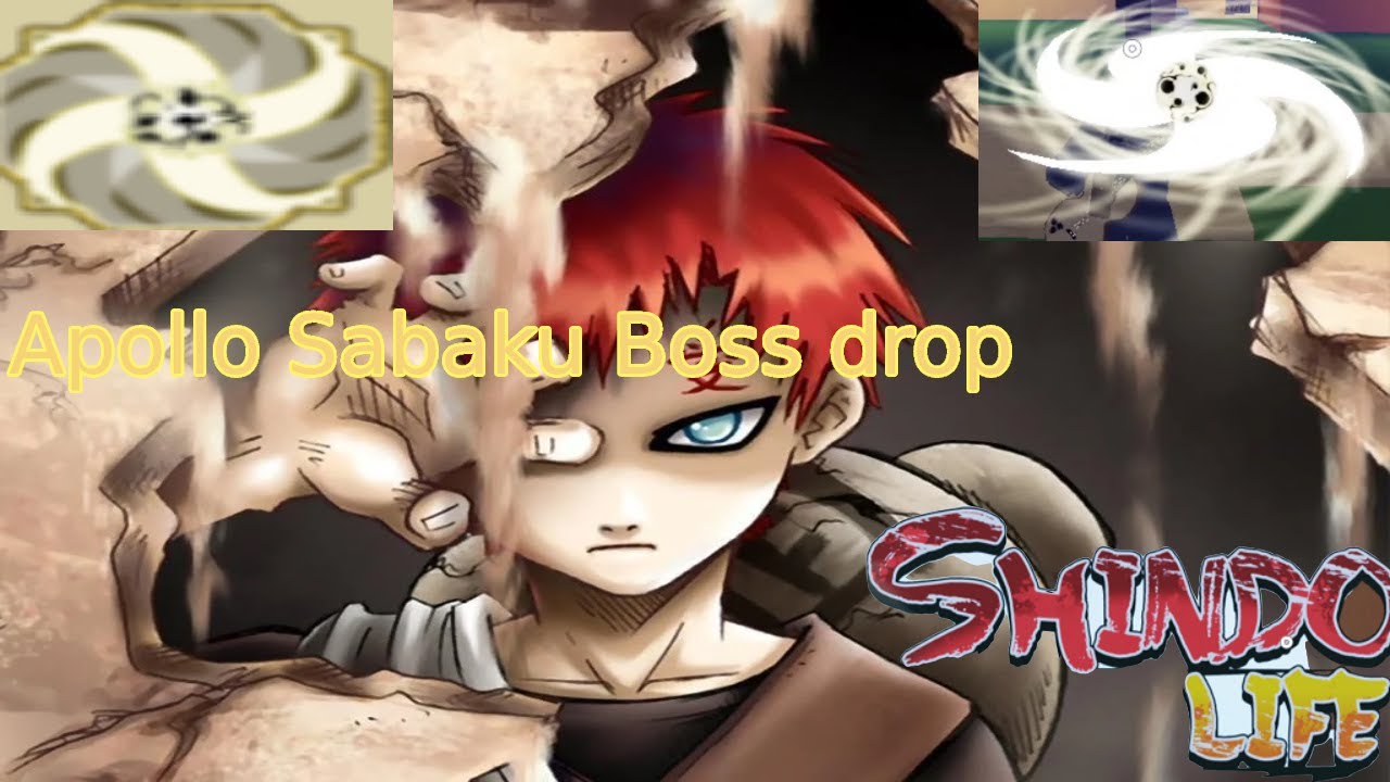 Apollo Sabaku Boss drop showcase |Shindo life| - YouTube