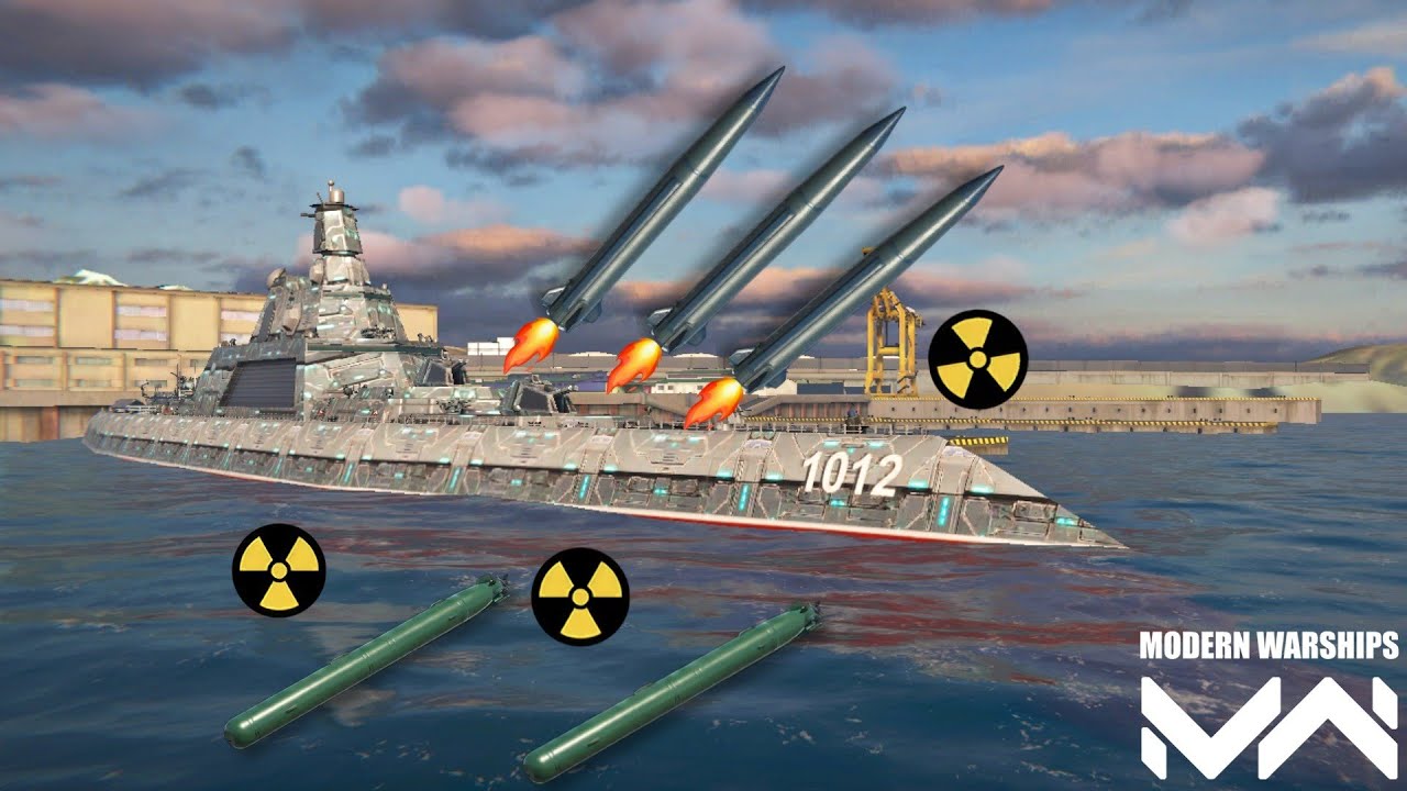 USS MASSACHUSETTS: Using FULL NUKE ☢️🔥 | DF-12 & Mark-45 Astor In ...