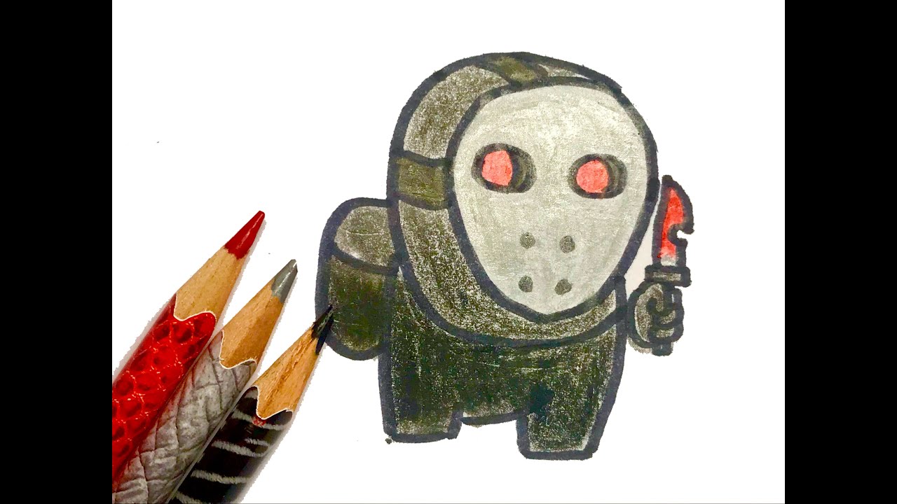 How to draw AMONG US Game Character SPEED drawing tutorial art therapy ...