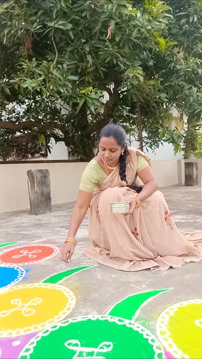Sankranthi special Rangoli - YouTube